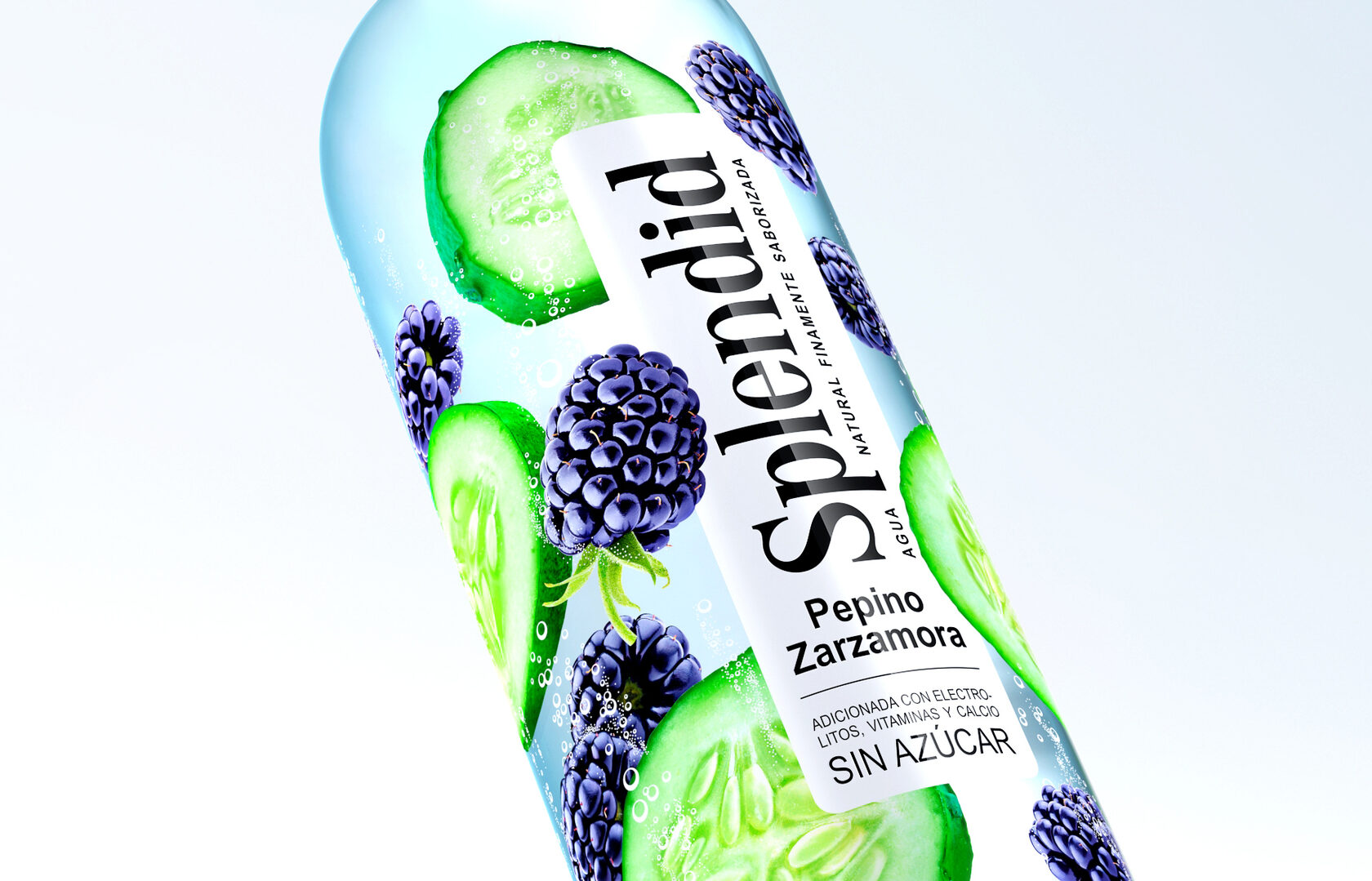 Packaging design for flavored, non-alcoholic drinks in PET bottles SPLENDID