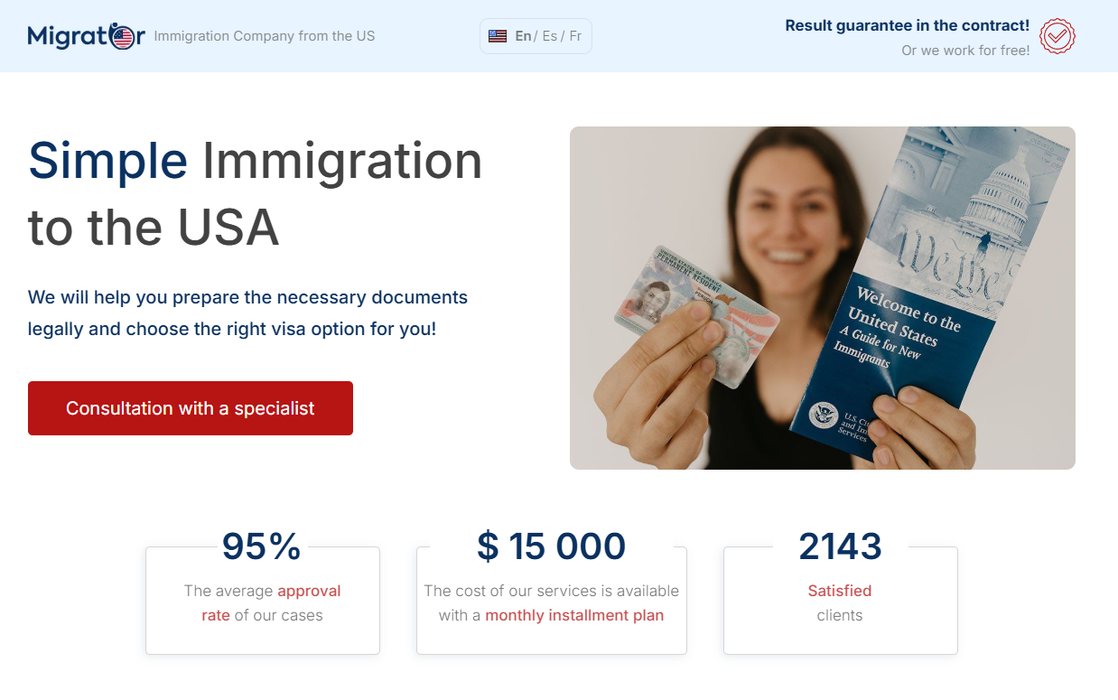 Simple Immigration to the USA