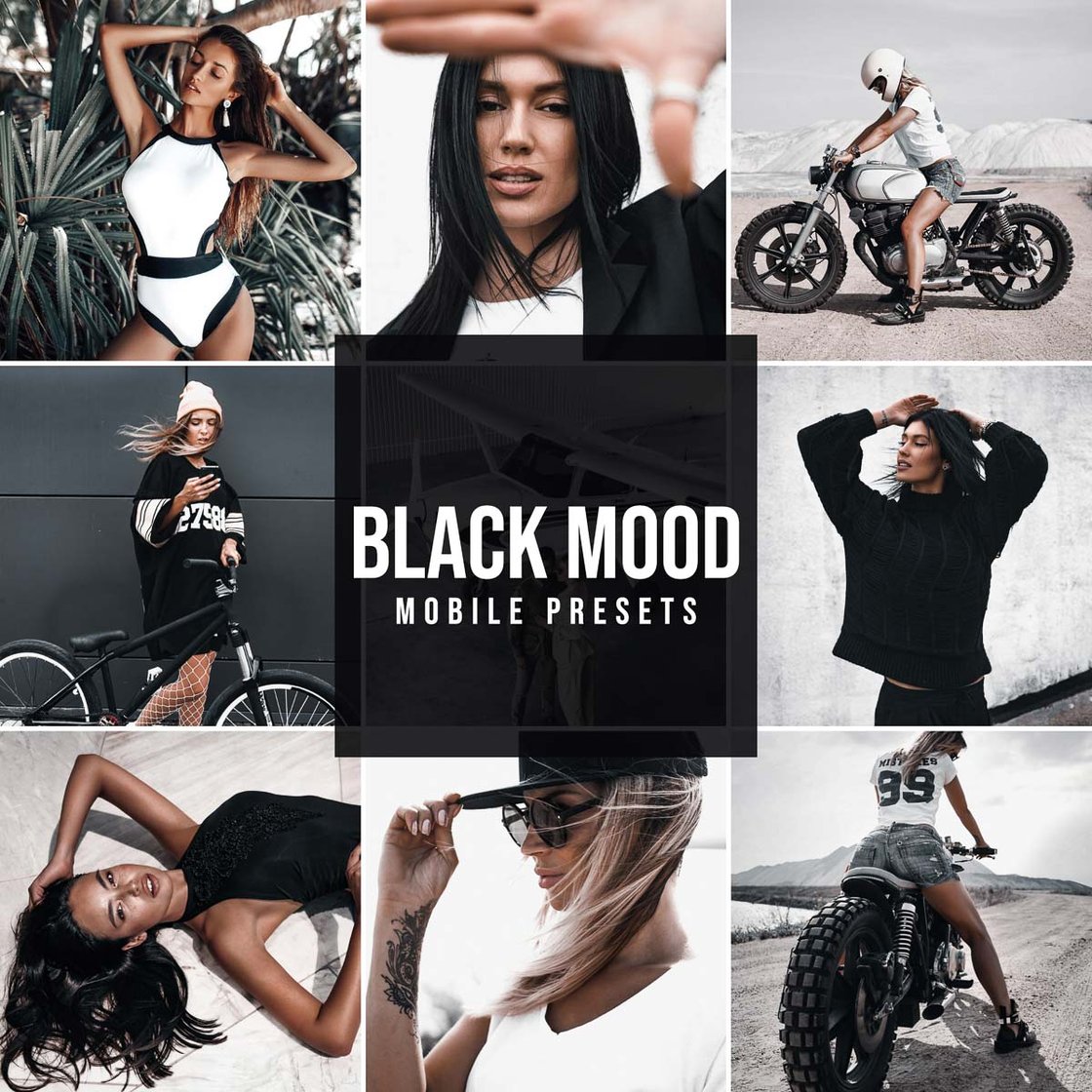 Black Mood Mobile Presets