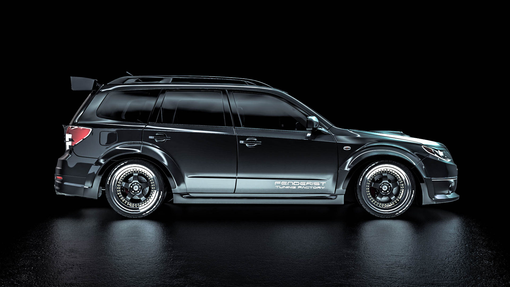 FENDERIST SPEC S Fender Flares Set vs Lips / WIDE BODY KIT SUBARU ...