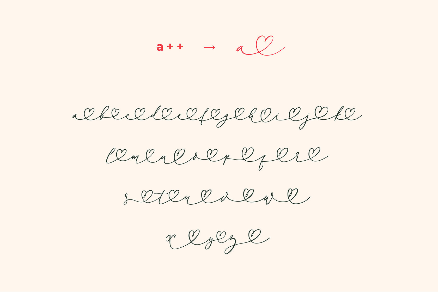 Little Love Font | Script Fonts - Blessed Print
