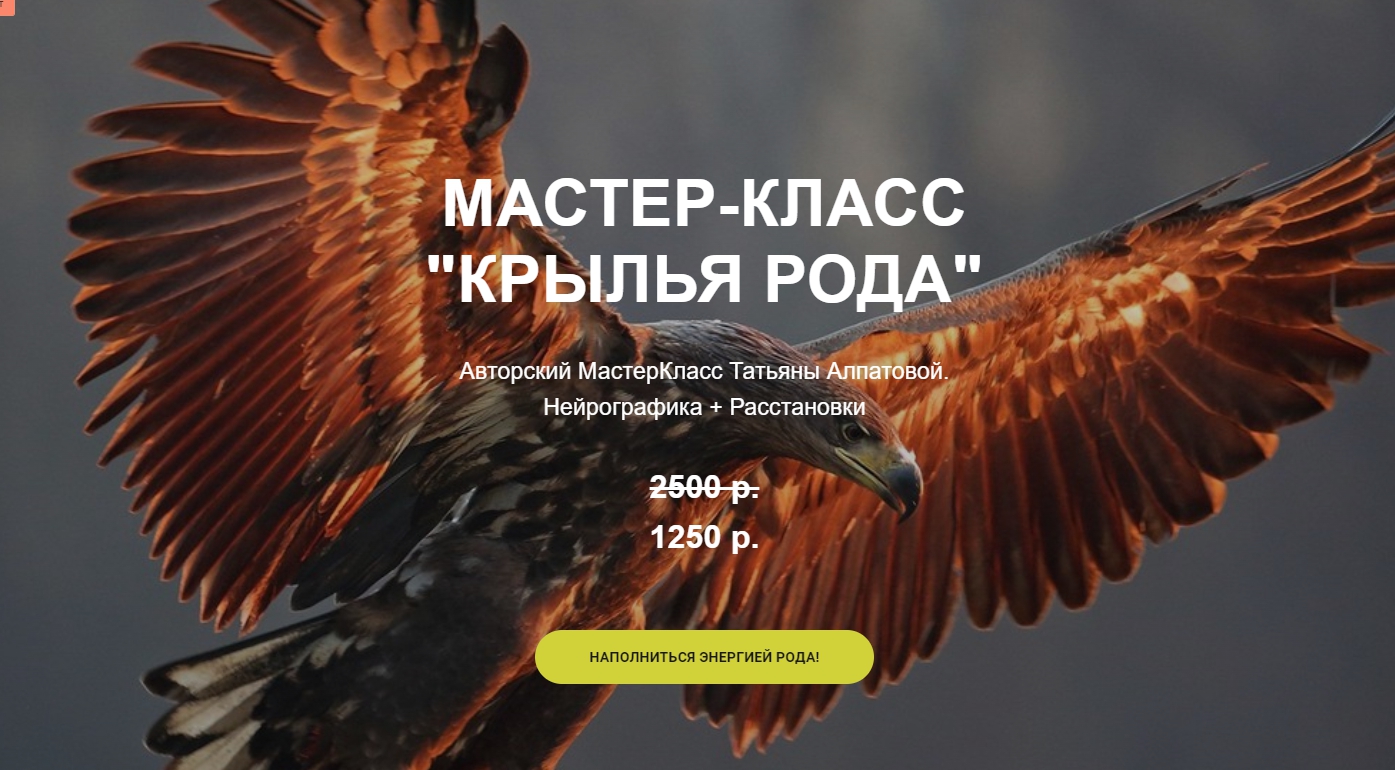 Мастер-класс "Крылья Рода"