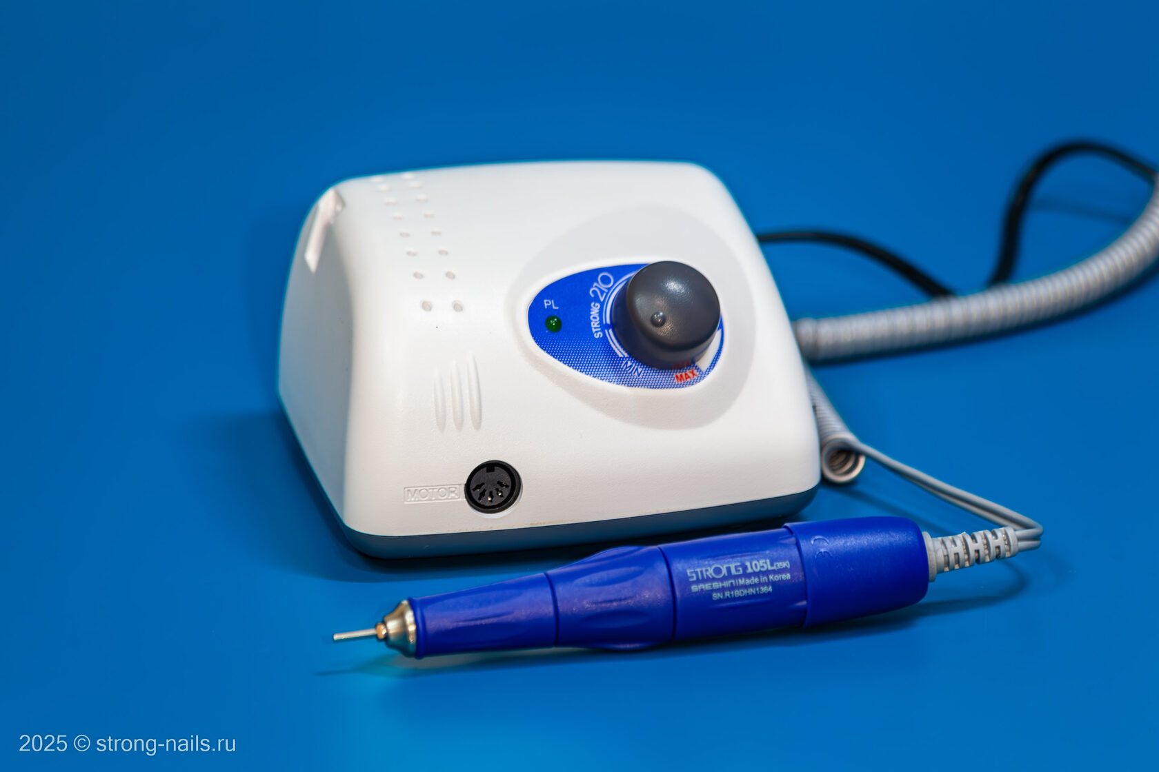 Strong 210/105L. Аппарат для маникюра и педикюра. 35 000 об/мин.