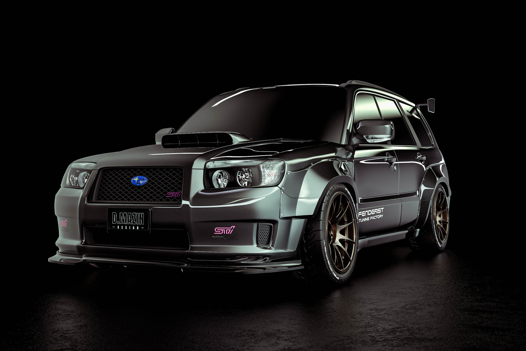 FENDERIST SPEC S Fender Flares Set / Wide Body Kit Ver.2 SUBARU ...