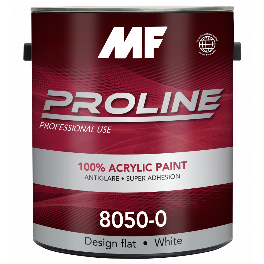 MF Paints Proline Red 8050 Моющаяся краска для стен и потолков