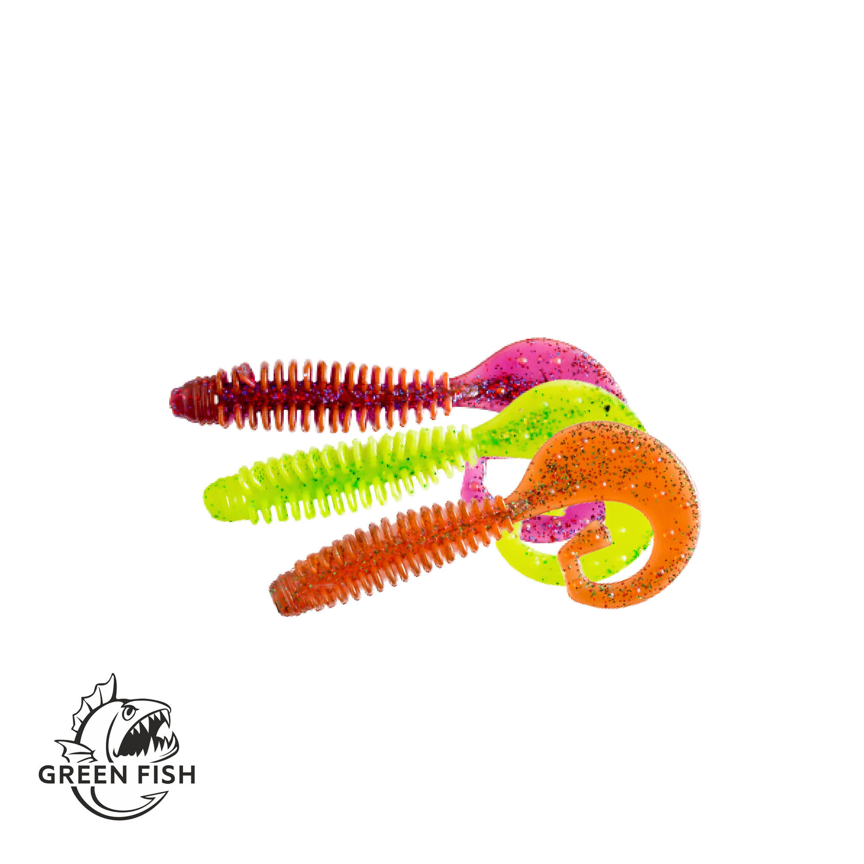 GF G-Tail Grub 3" - Green Fish