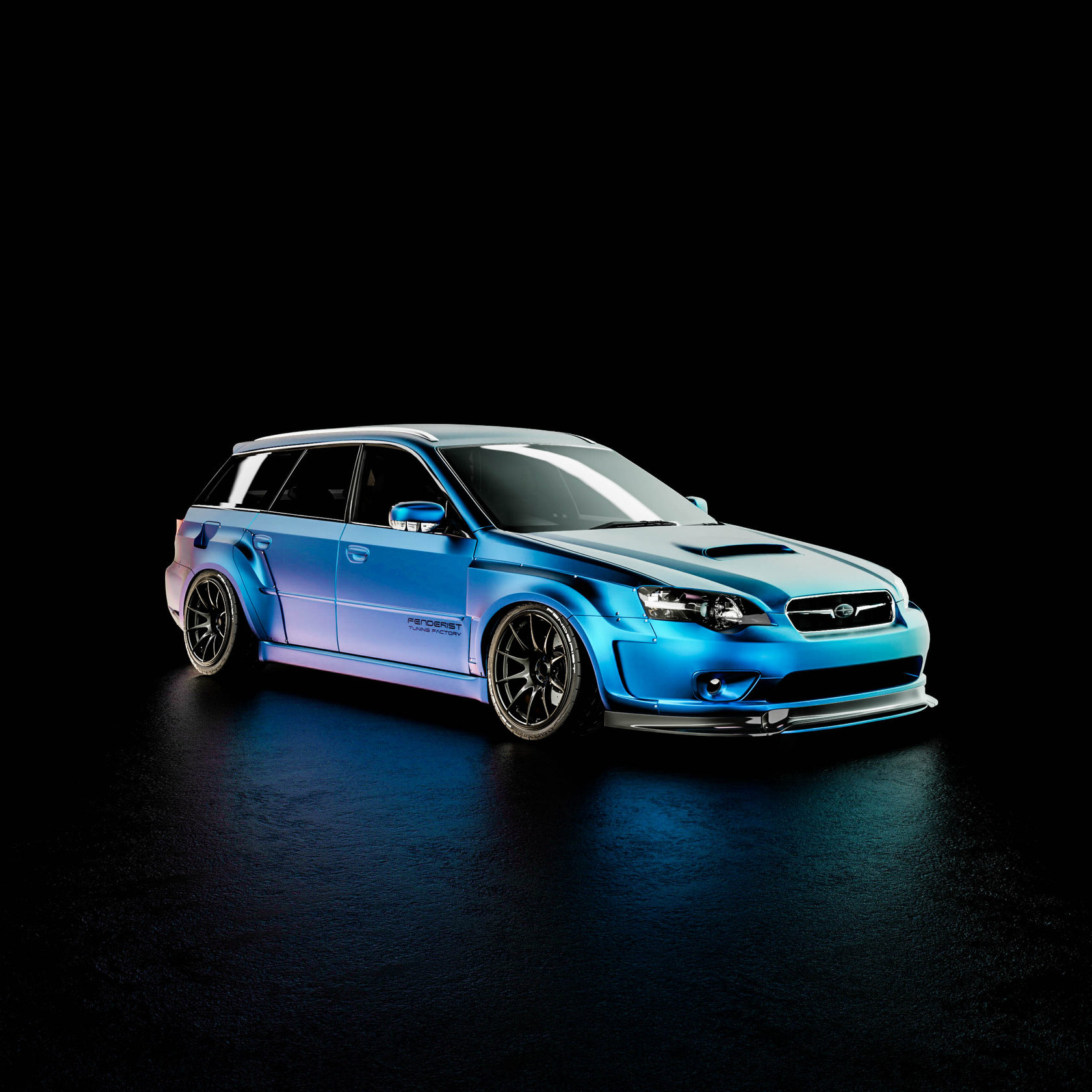Front splitter SUBARU Legacy Wagon 03-06