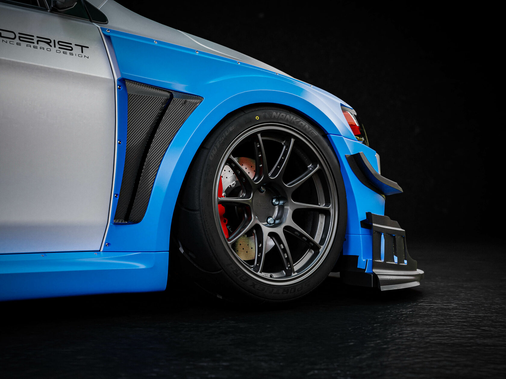 FENDERIST SPEC R Full Set / WIDE BODY KIT MITSUBISHI LANCER EVO X 2008-2015