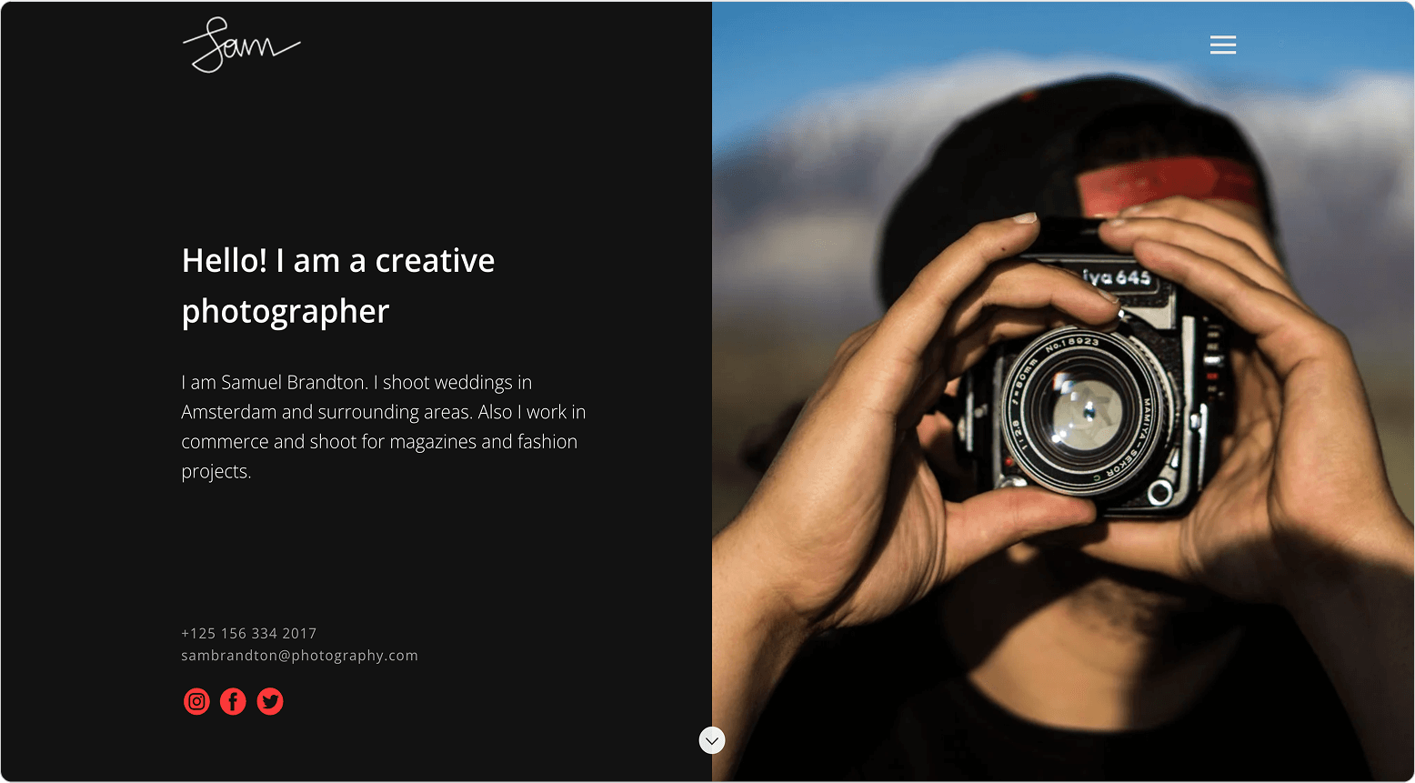 Create a Photographer Portfolio Website With Free Tilda Templates