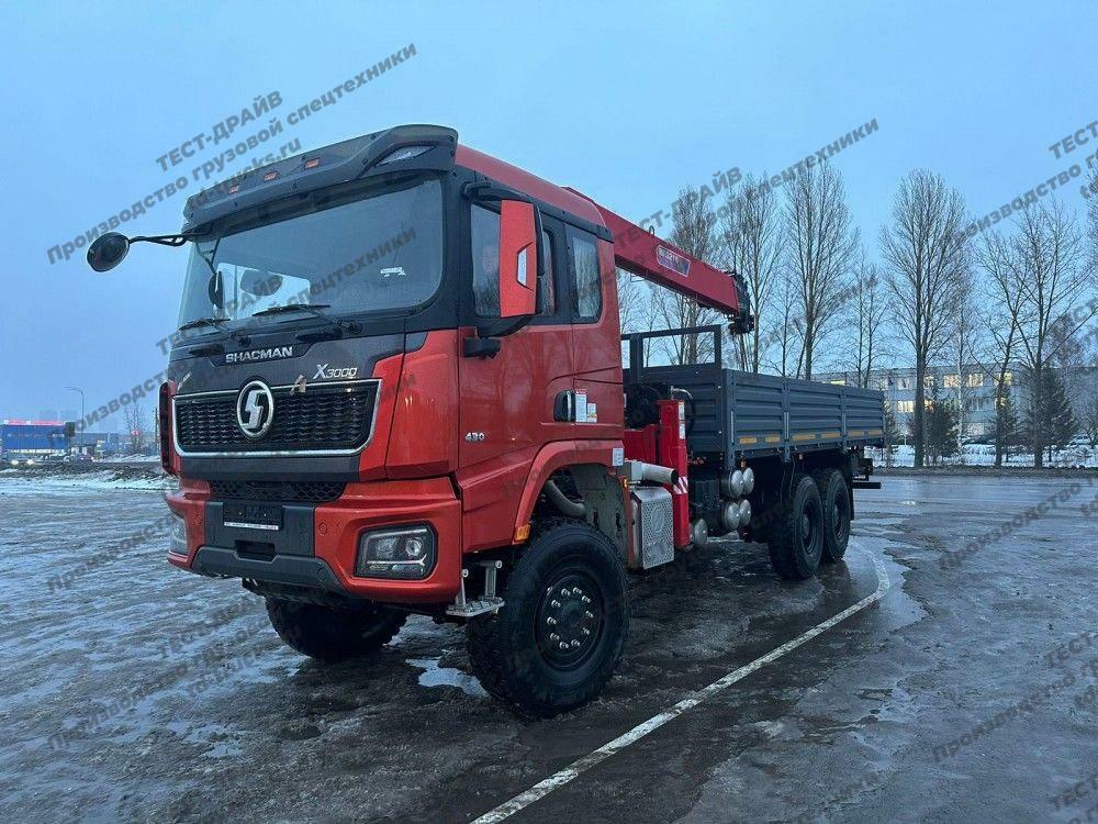 Купить бортовой автомобиль Shacman x3000 6x4 с КМУ Horyong HRS216 | Грузовая спецтехника "ТЕСТ ...