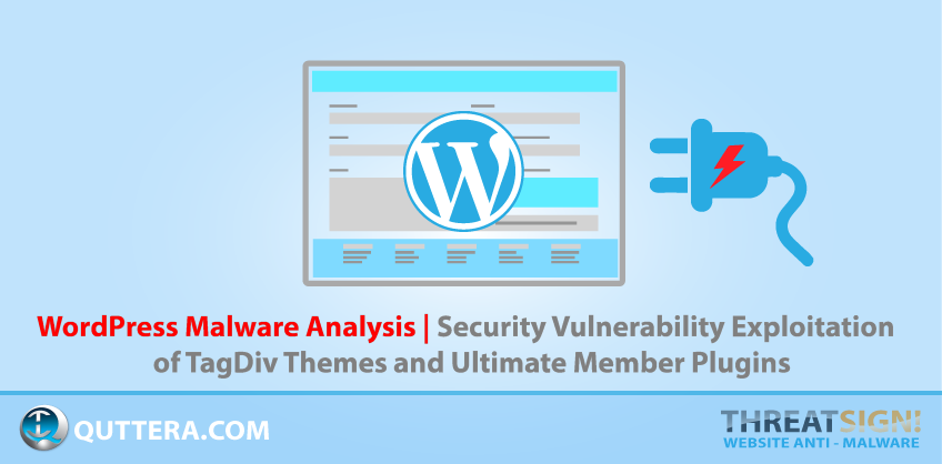 Malware Analysis - Infection Injected via the Security Vulnerability of TagDiv Themes and ...