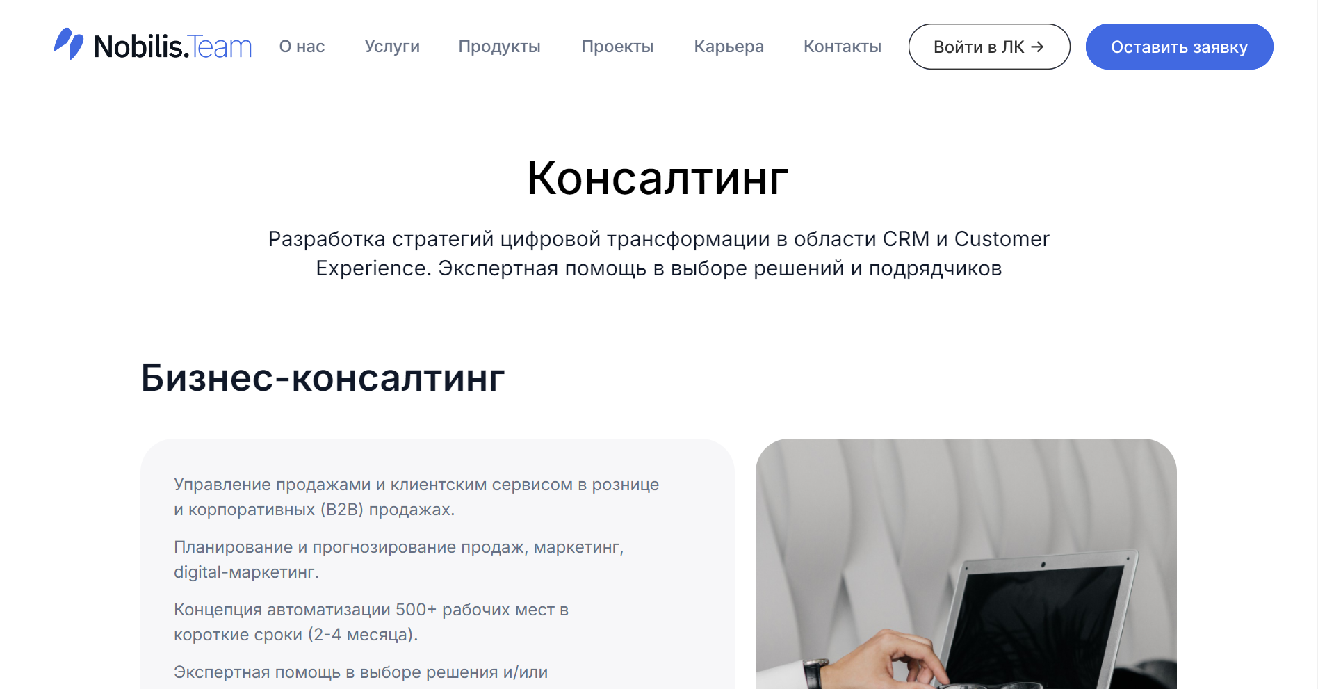 Nobilis.Team - Консалтинг