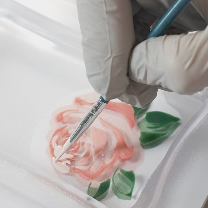 Online course - Fine painting of chocolate moulds - VHV Fine art chocolate