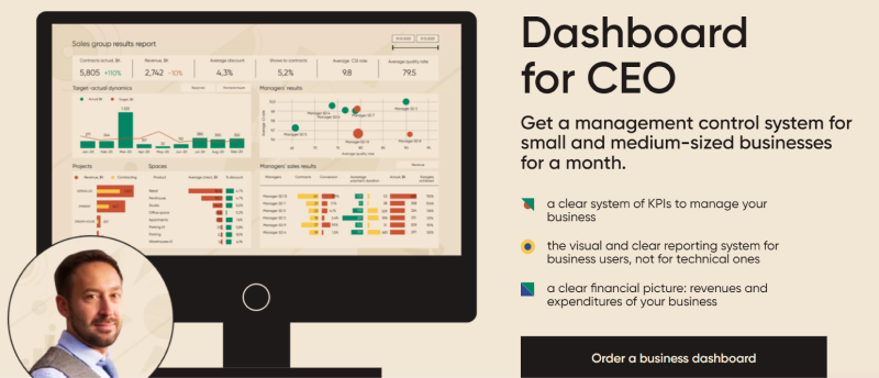 Management control system for small and medium-sized businesses