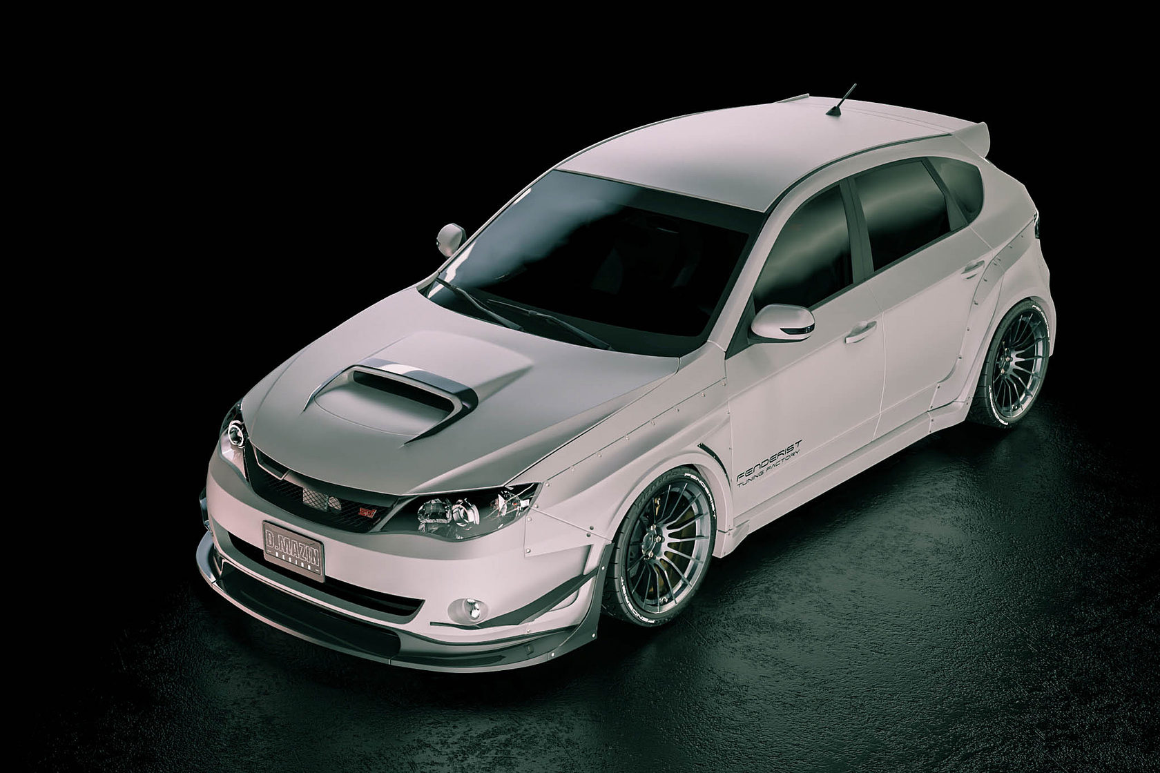 FENDERIST SPEC S BUMPER CANNARDS SUBARU IMPREZA GH 07-12