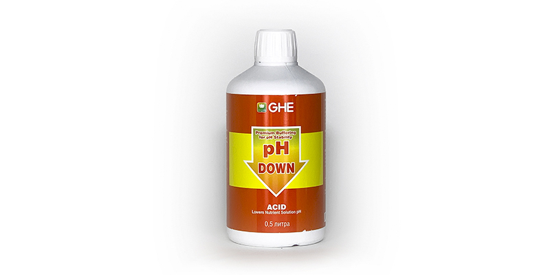 GHE PH Down | Купить раствор для понижения PH.