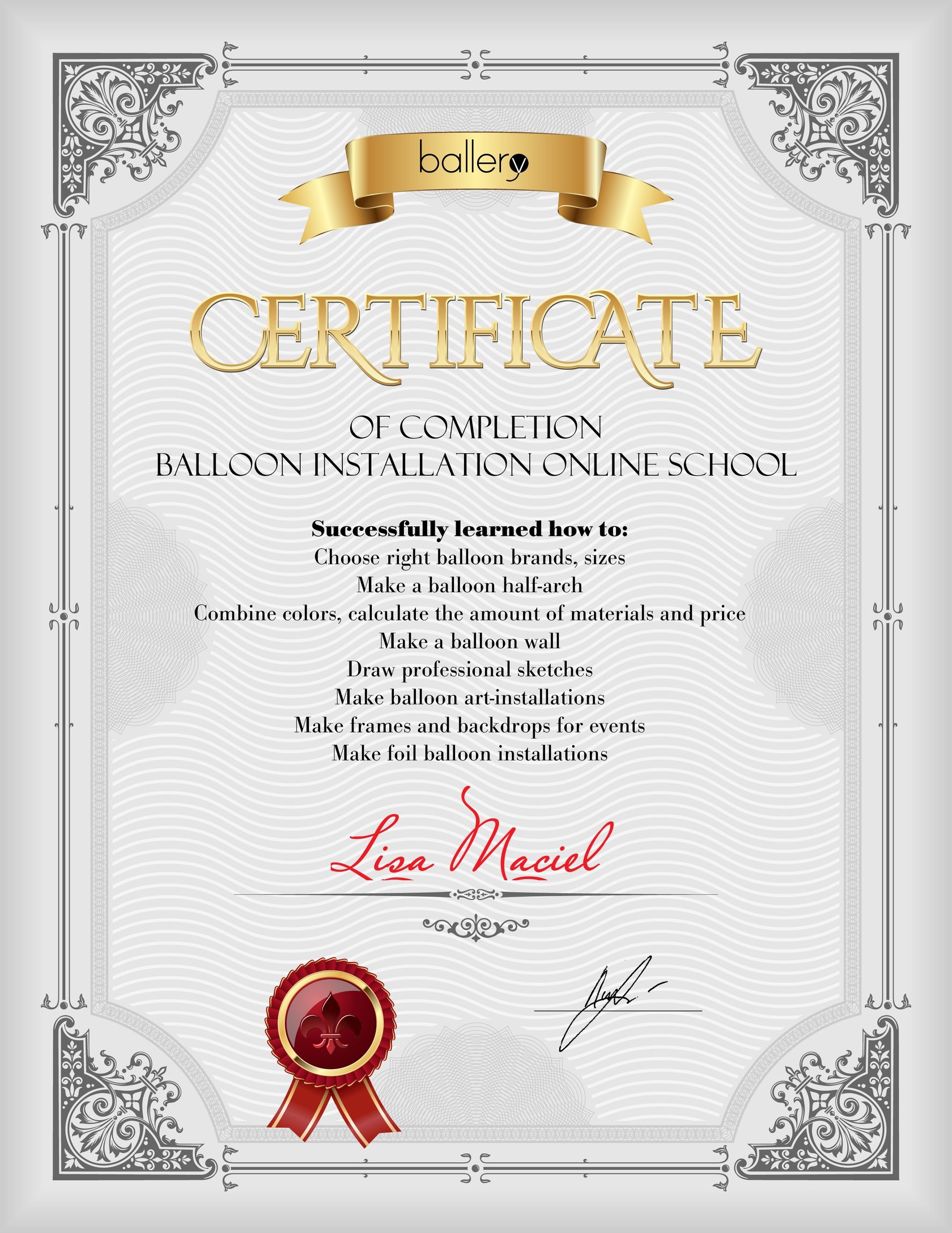 Balloon Online School - Landing