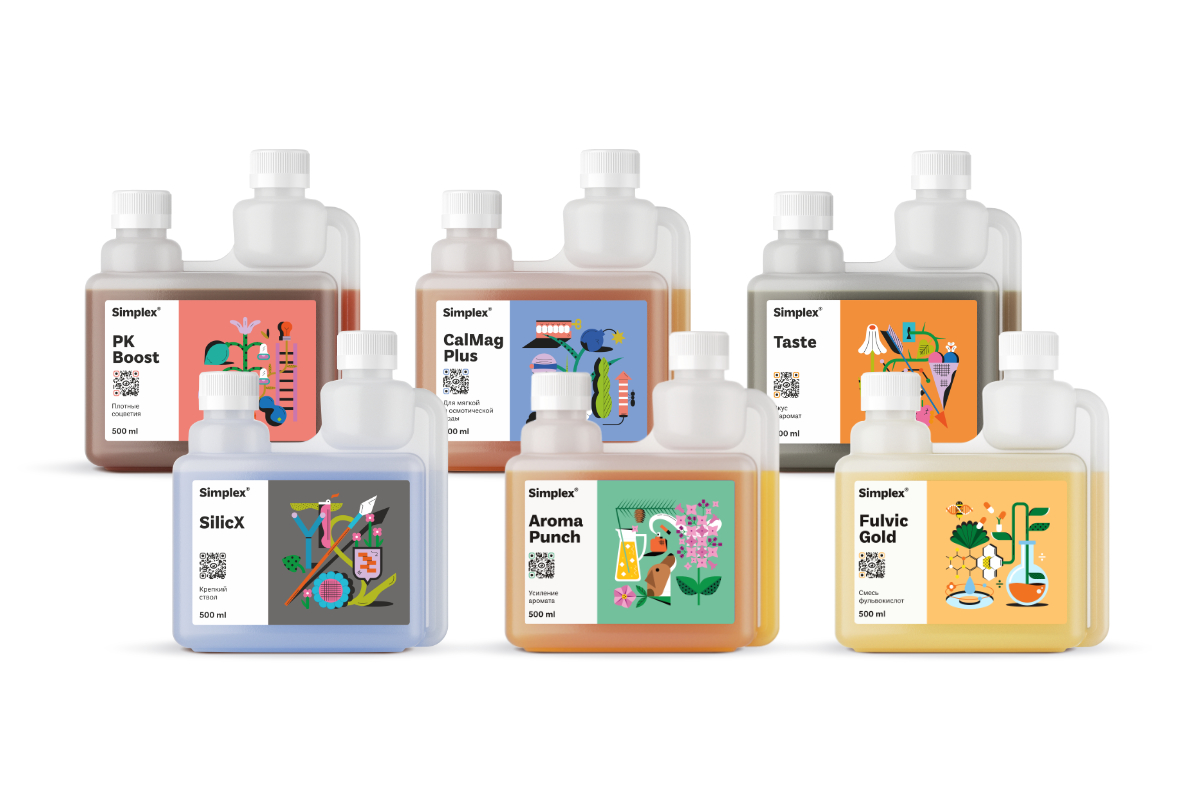 Добавки Simplex — PK Boost, CalMag Plus, SilicX, Taste