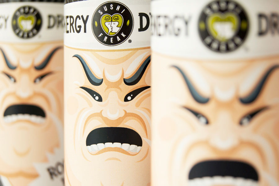 Дизайн упаковки СТМ суши-бара Sushifreak: дизайн стаканов и упаковки