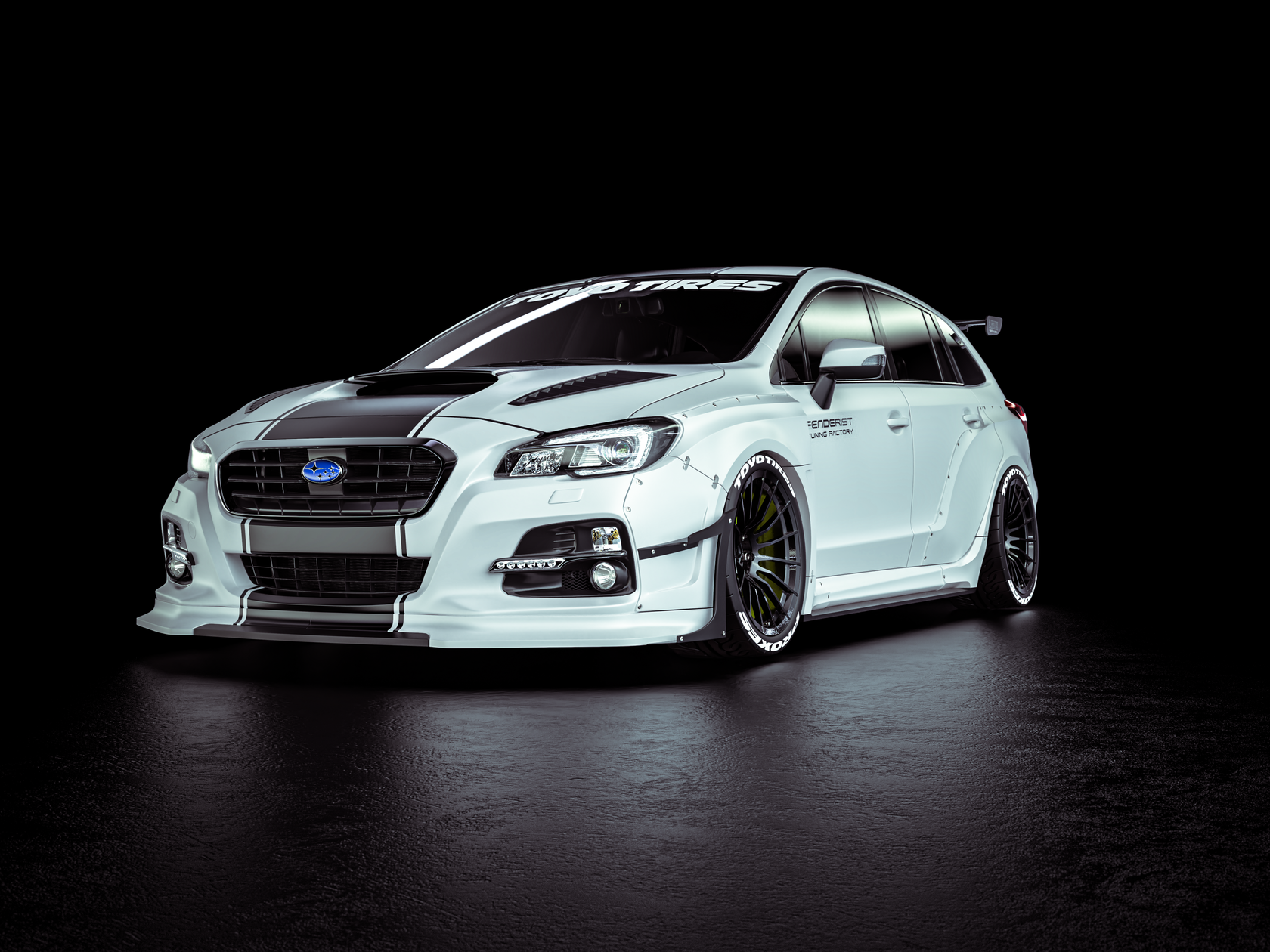 Full FENDERIST SPEC S kit / WIDE BODY KIT Subaru Levorg 14-17
