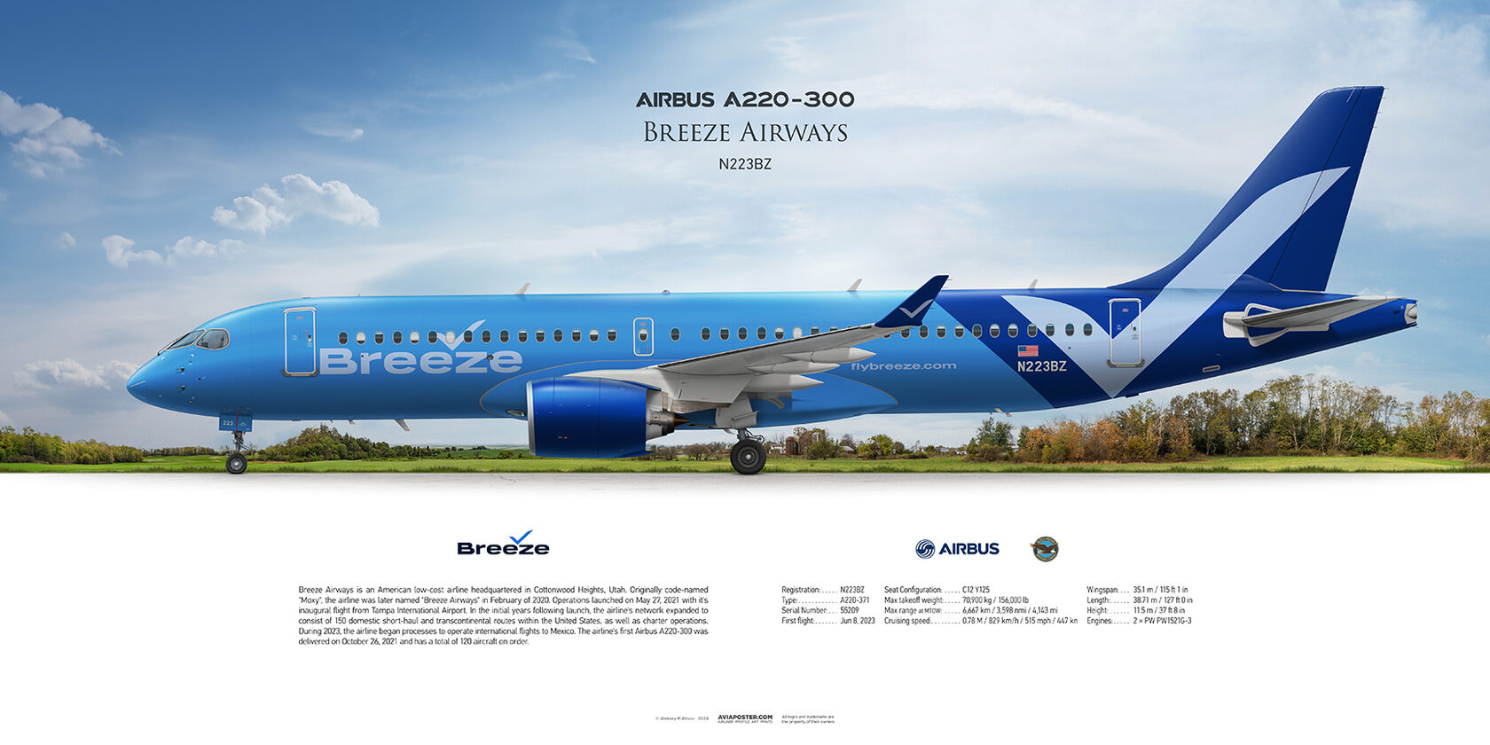 Fine Airliner Profile At Prints | Civil Aviation Posters | Aviaposter