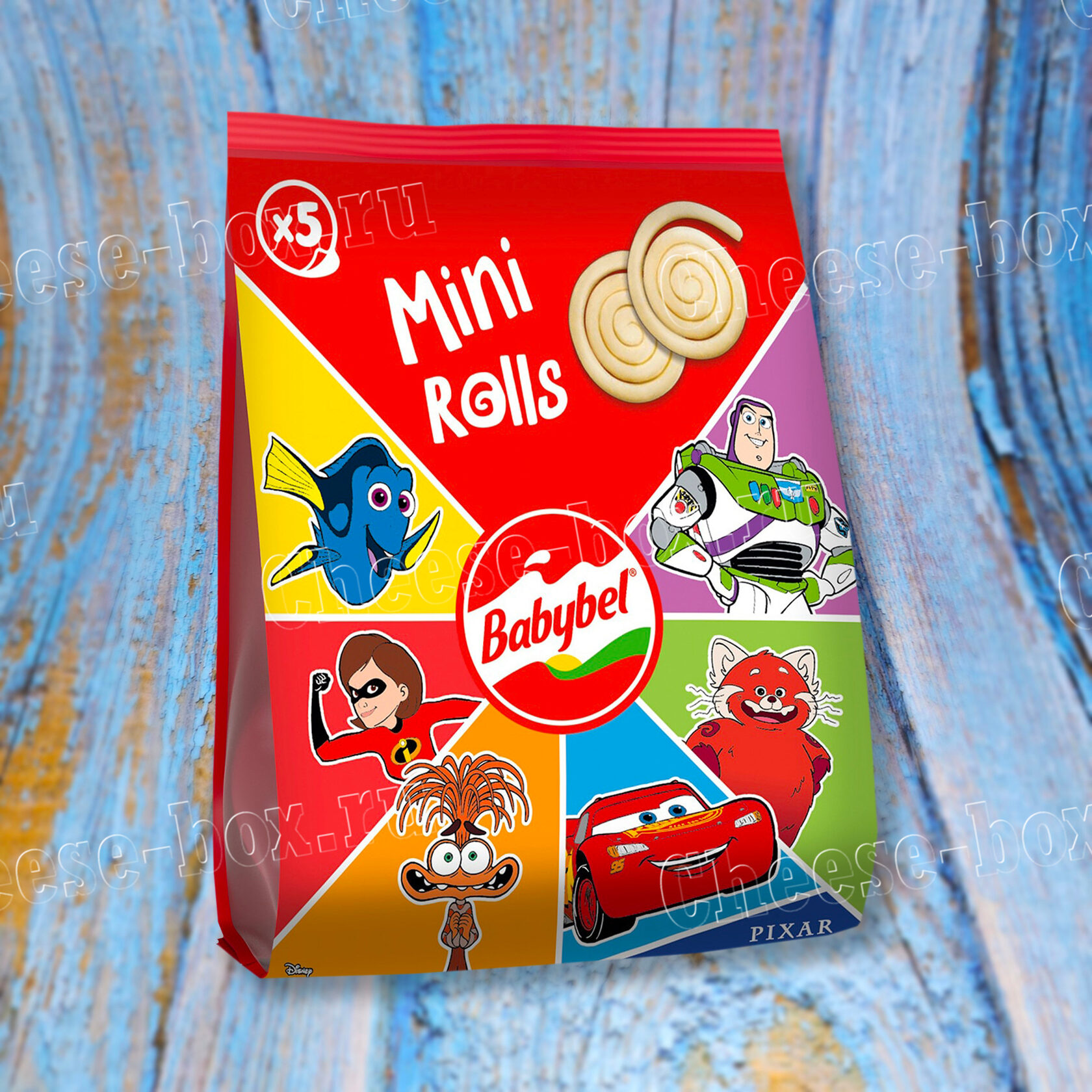 Мягкий сыр Бейбибел Мини роллы 5х17 (Babybel Mini Rolls) 85гр