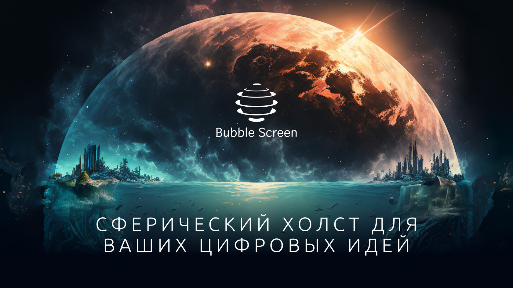 BubbleScreen – Spherical display for your digital ideas