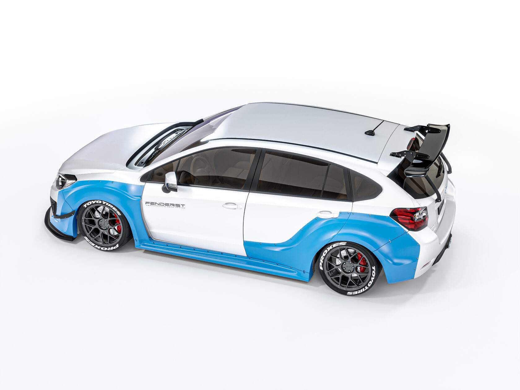 FENDERIST SPEC S Full kit / WIDE BODY KIT Subaru Impreza 11-14