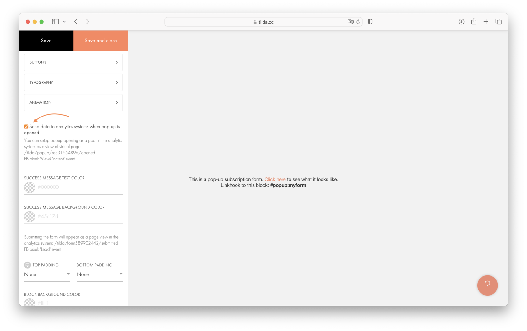 How to Submit Goal Completion Rates │ Tilda Help Center