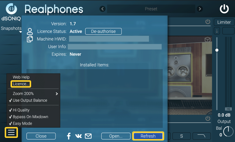 dSONIQ Realphones User's Guide