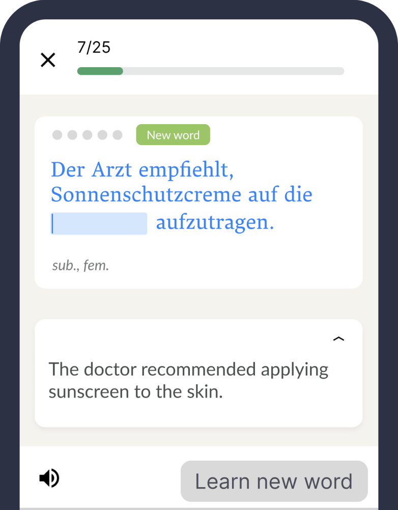 Medical German – Learn medical German language with short lessons