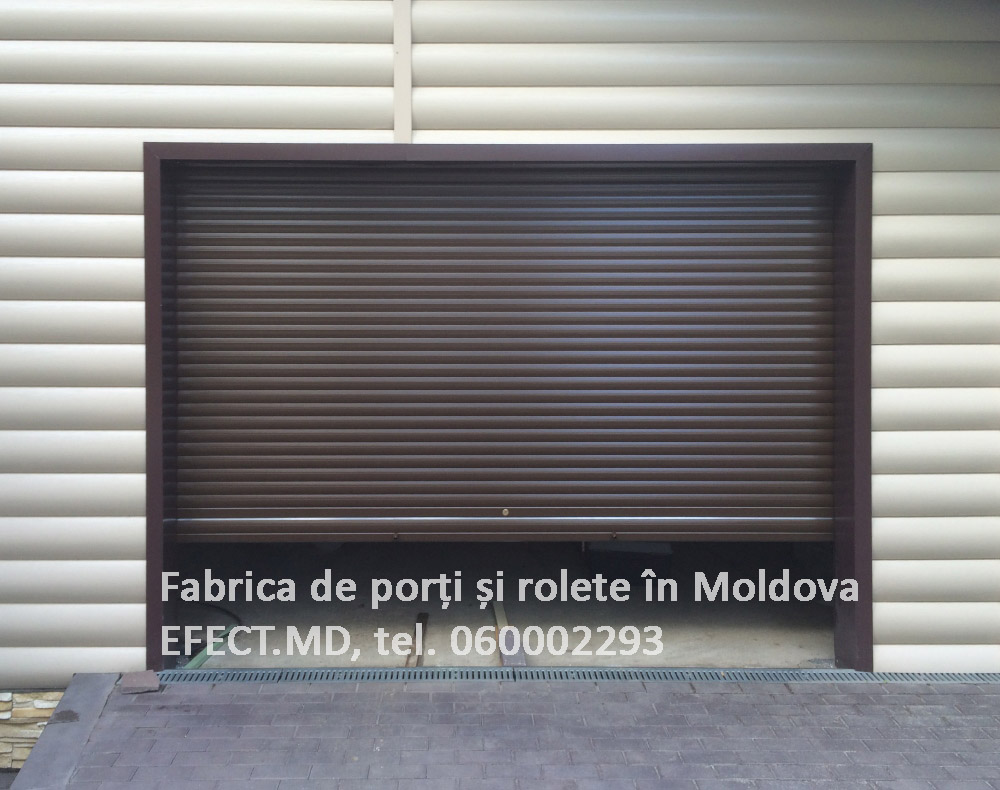 Porți rolete mecanice pentru garaj la comanda în Moldova. Poze. Fabrica ...