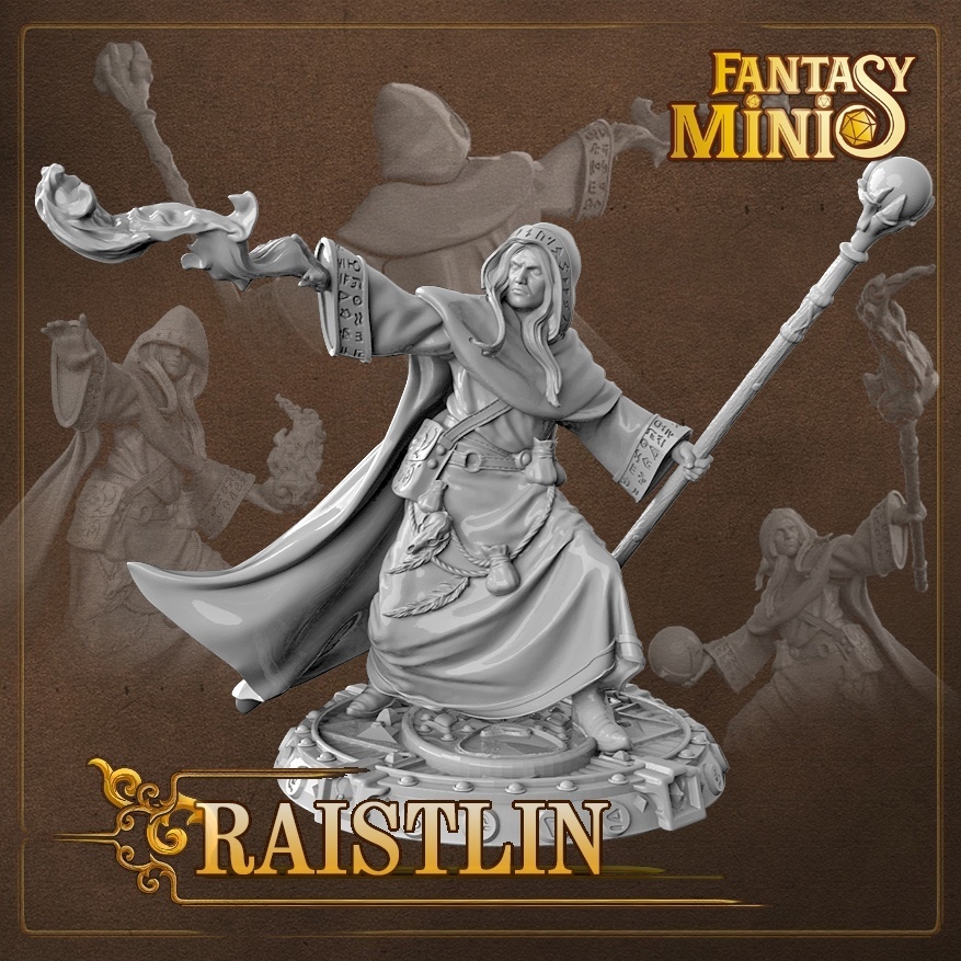 Raistlin Majere Miniature | Dragonlance miniatures | Fantasy Minis