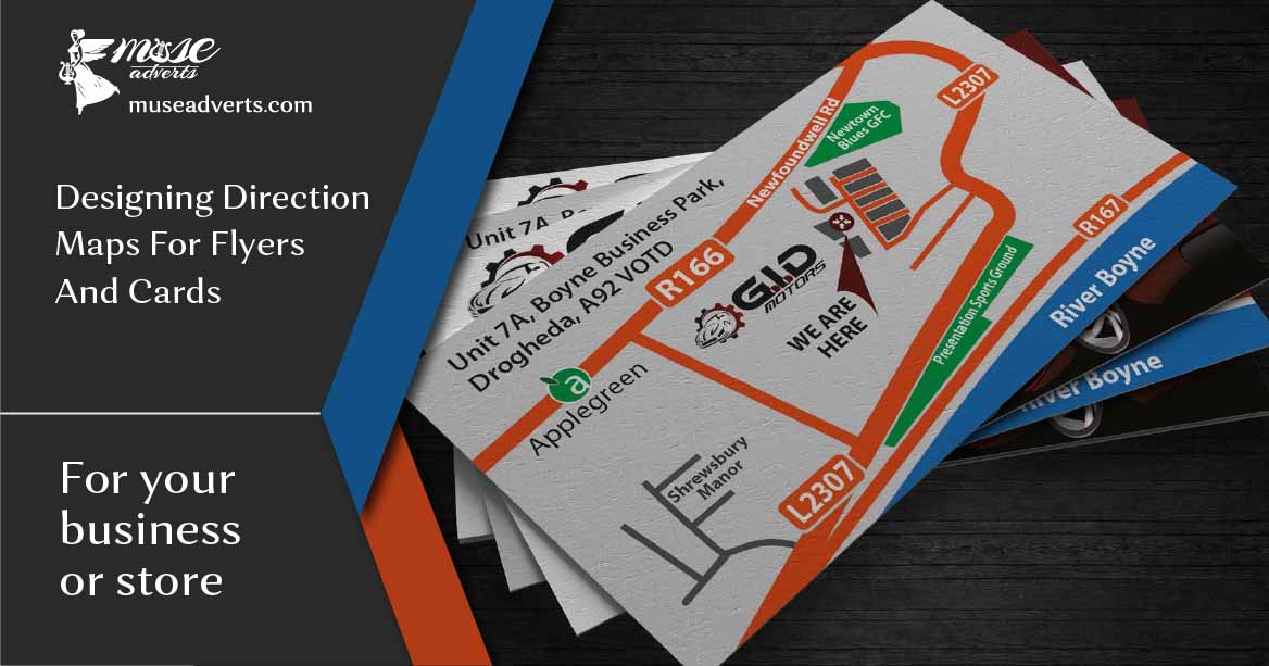 Designing Direction Maps For Flyers And Cards