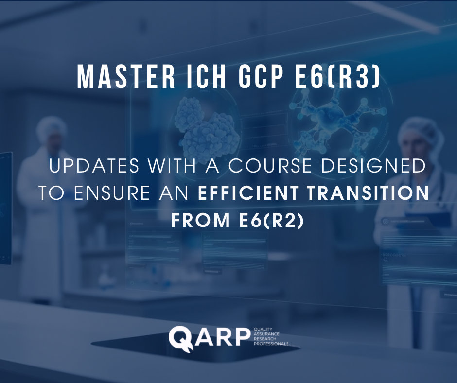 ICH GCP E6(R3) Training Online Certification for Clinical Trials