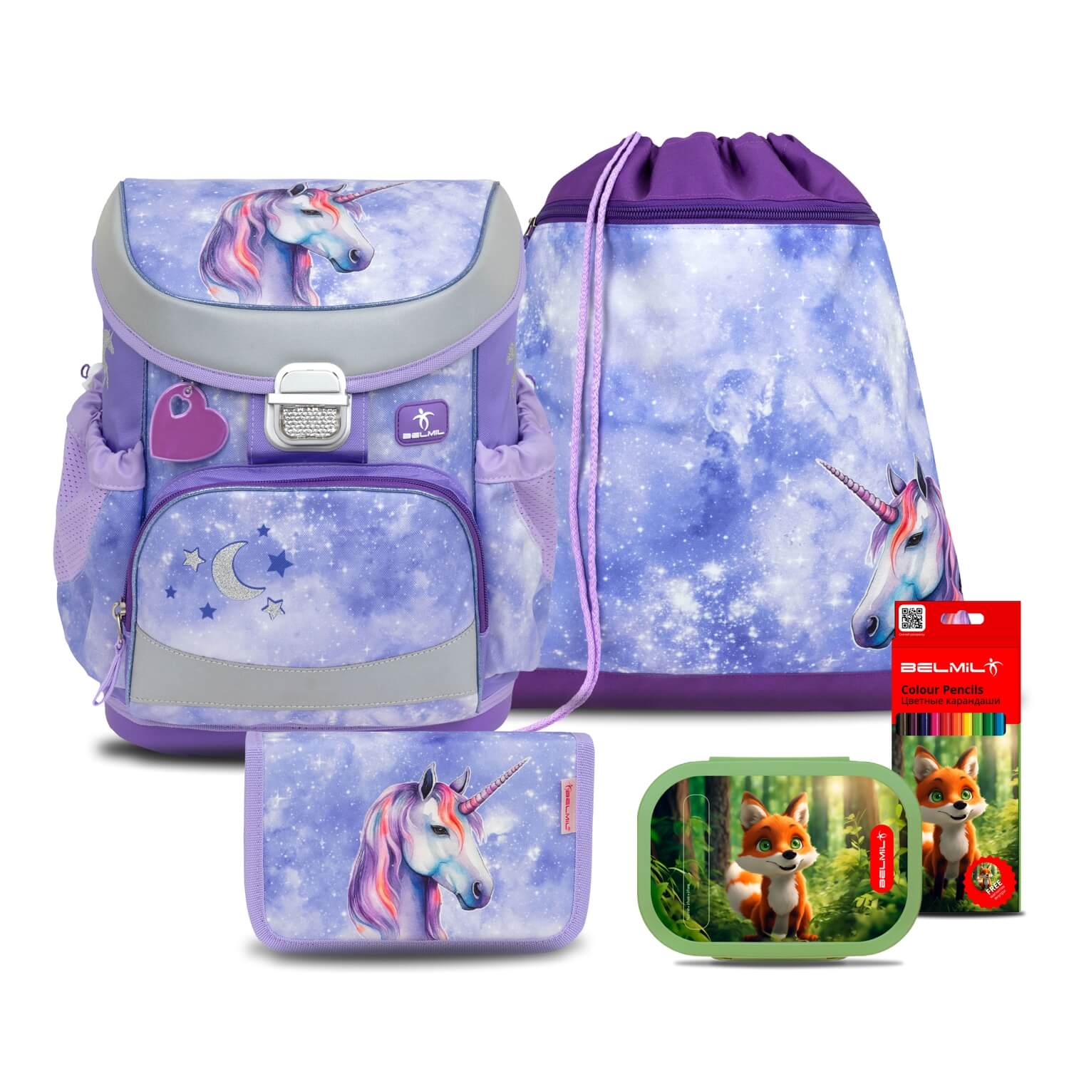 Mistyc Luna | Ранец школьный | Belmil Mini-Fit | Ранец для первоклассника