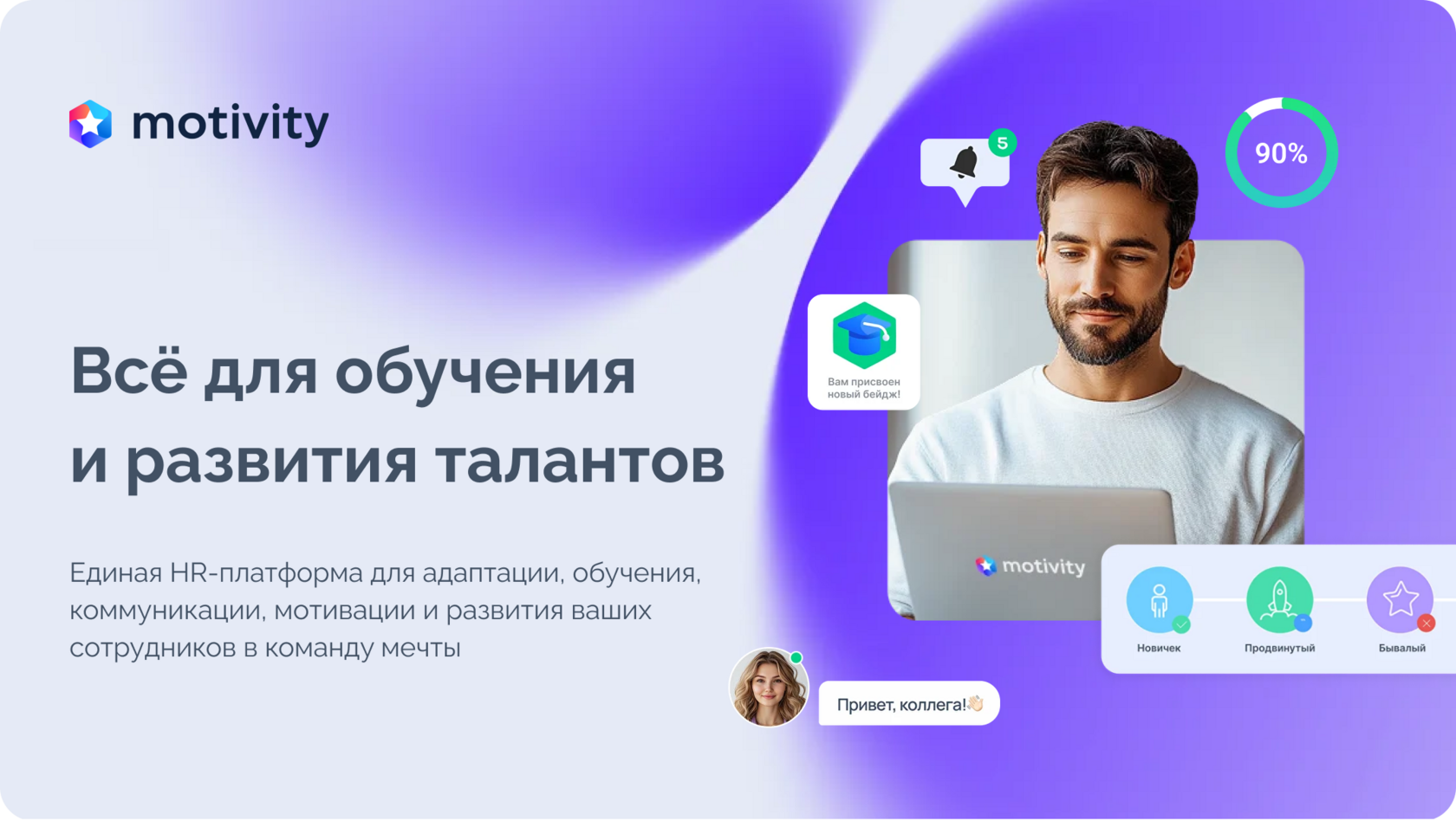 HR-платформа Motivity | Сервис для корпоративного обучения персонала