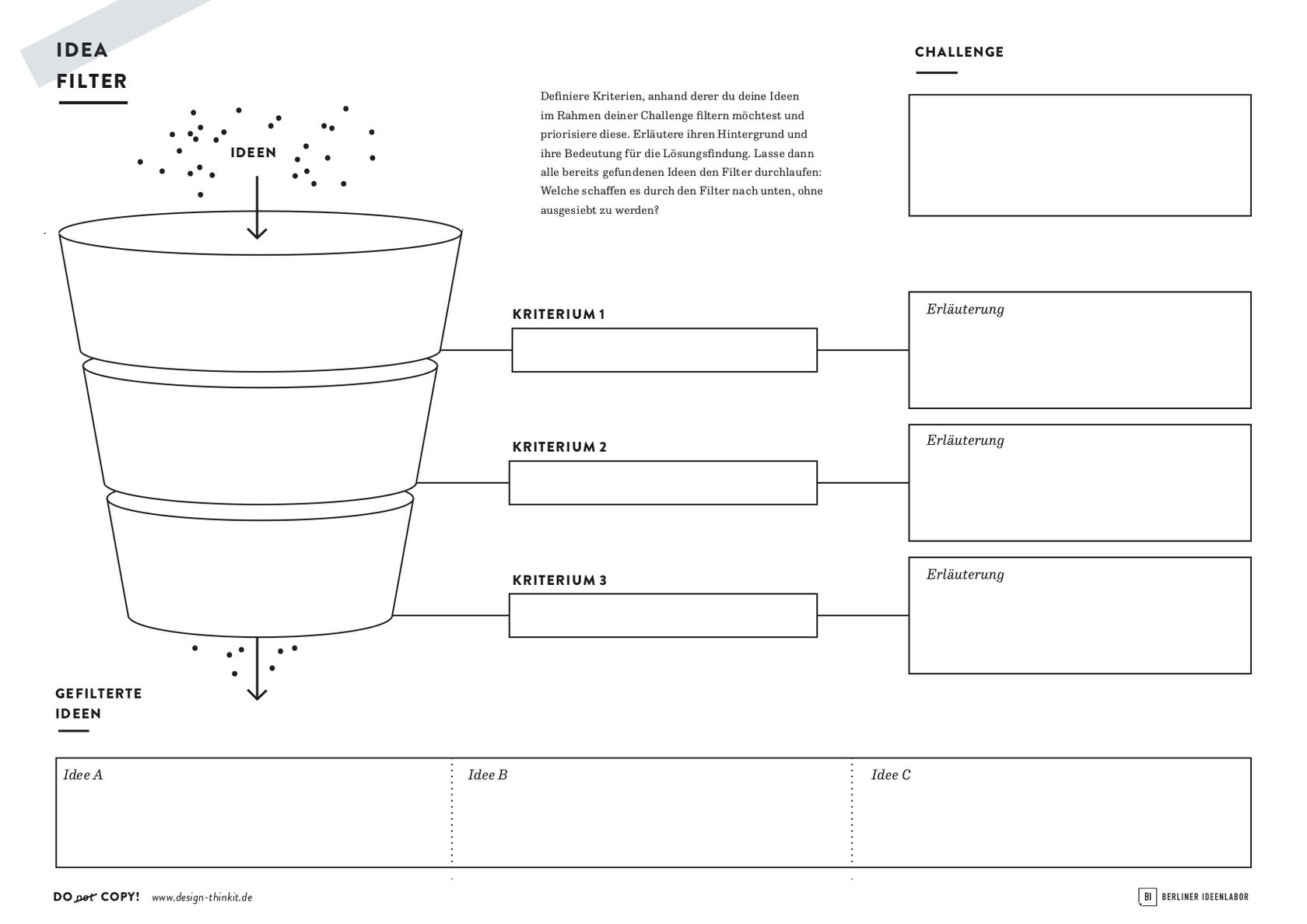 Design Thinkit – Methoden & Templates kostenlos