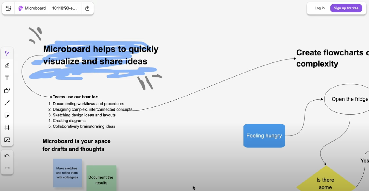 Whiteboard MicroBoard - interactive online drawing board (collaborative ...