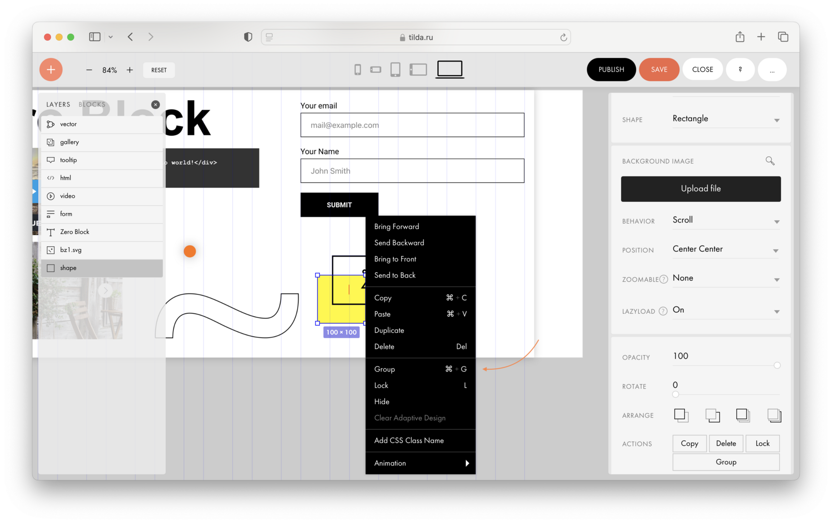 Zero Block: создание собственных блоков