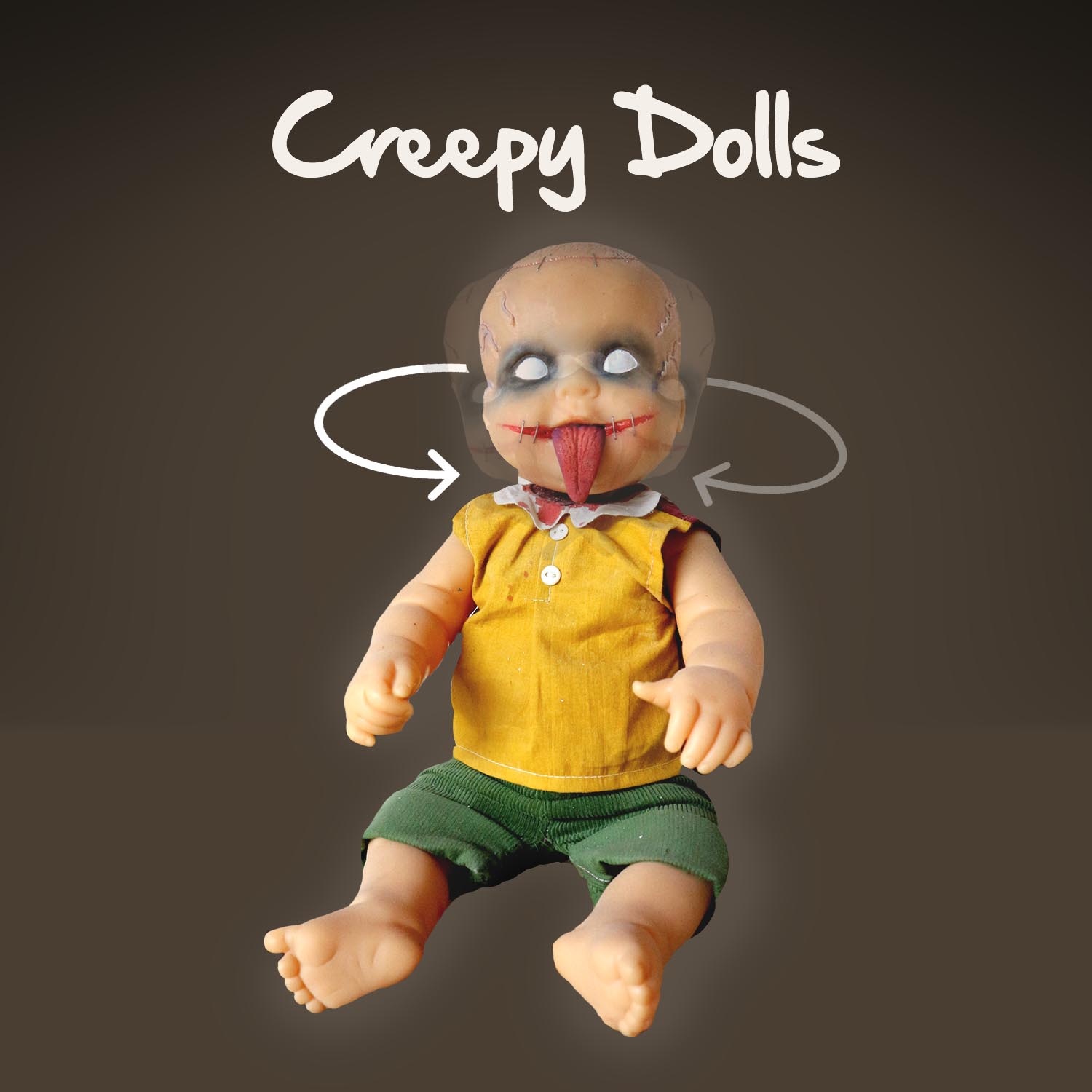 Creepy Dolls horror prop for escape room. Escape room props and puzzles ...