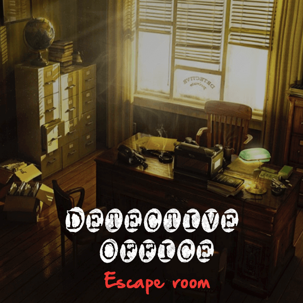 Detective office complete escape room