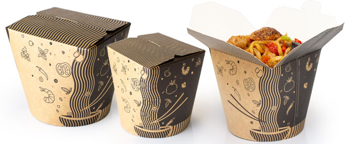 Paper noodle boxes manufacturing