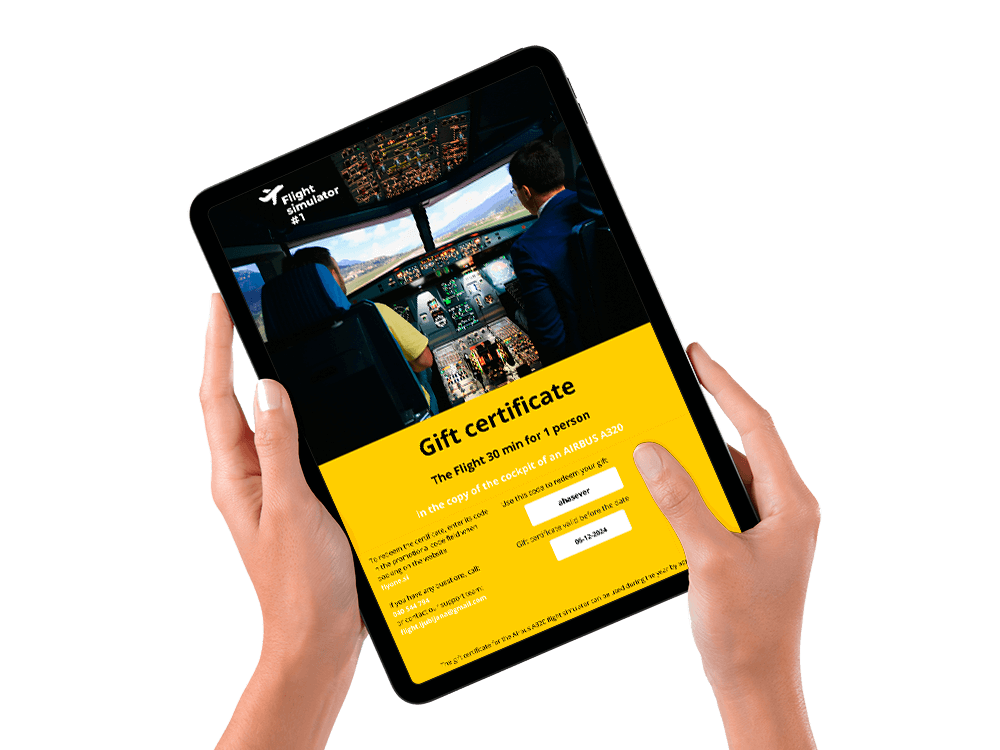 Buy a gift certificate for an Boeing 737 flight simulator in Belgrade