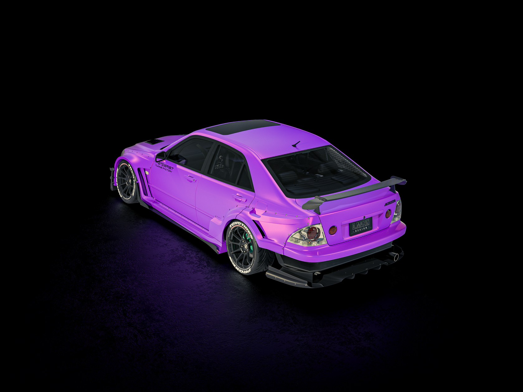 FENDERIST SPEC S GRIP 60mm / WIDE BODY KIT FENDER FLARES SET TOYOTA ...