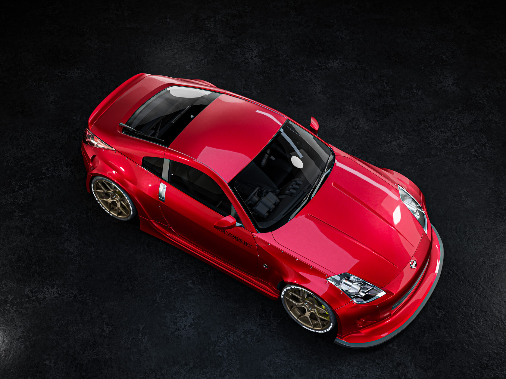 FENDERIST SPEC S FENDER FLARES Set / WIDE BODY KIT NISSAN 350Z ...