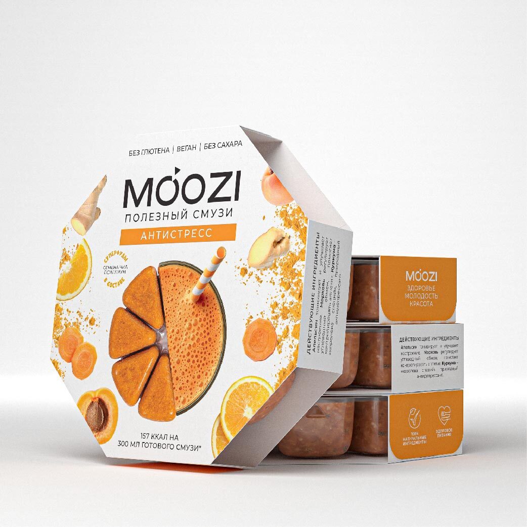 Фруктовый смузи купить в Москве. ANTISTRESS MOOZI