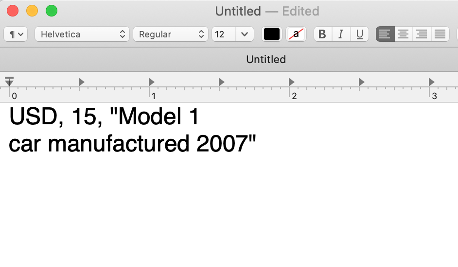 Why quotation marks are used in CSV