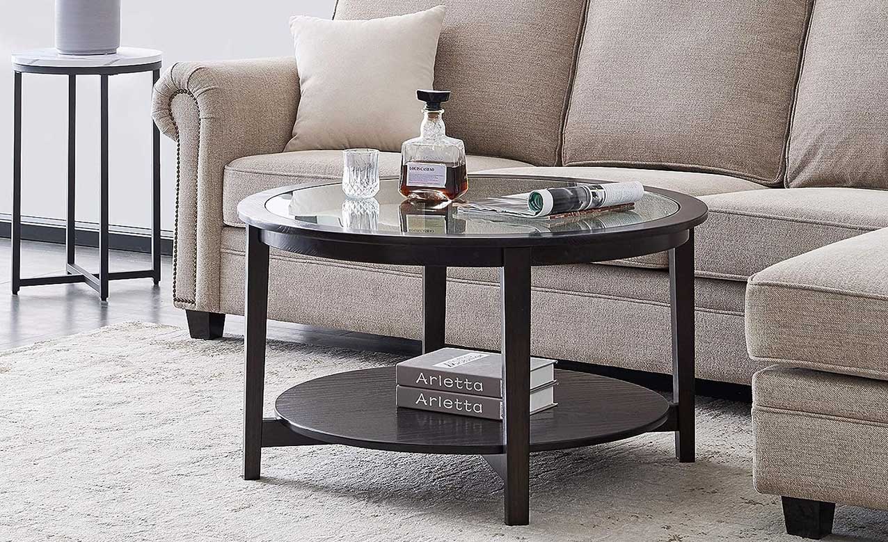 24 Small Round Glass Coffee Tables | A Guide to Decorating and Maintaining