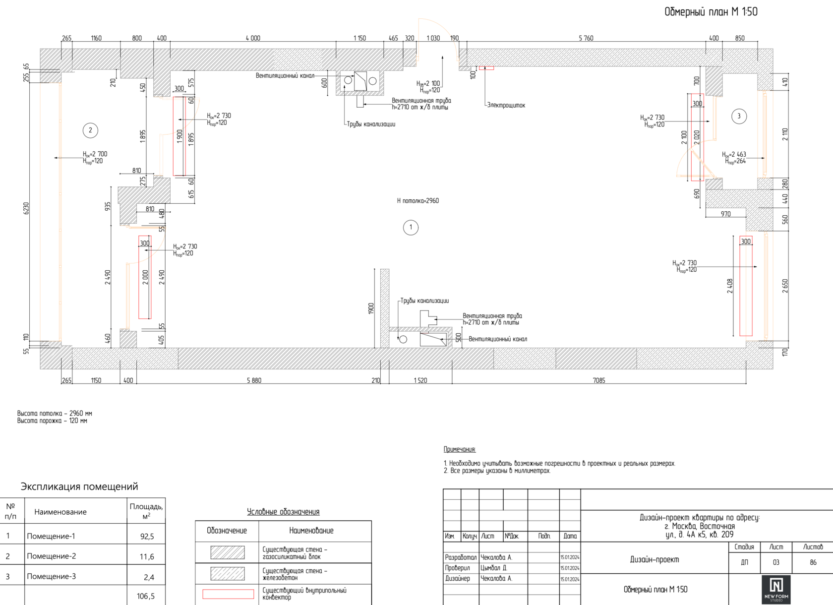 Заказать элитный дизайн интерьера премиум-класса в Москве, цена за м2 | Newform.Studio